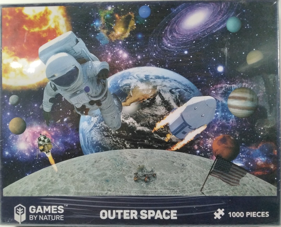 FACTORY SEALED Outer Space Jigsaw Puzzle 1000 Pc 27.5 X 19.5 Games by Nature - Etsy