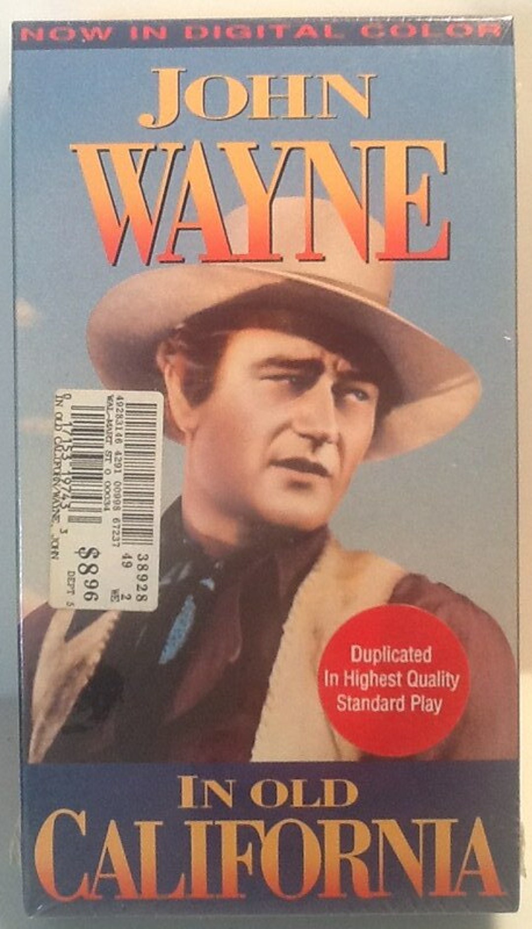 FACTORY SEALED in Old California VHS John Wayne Binnie Barnes - Etsy