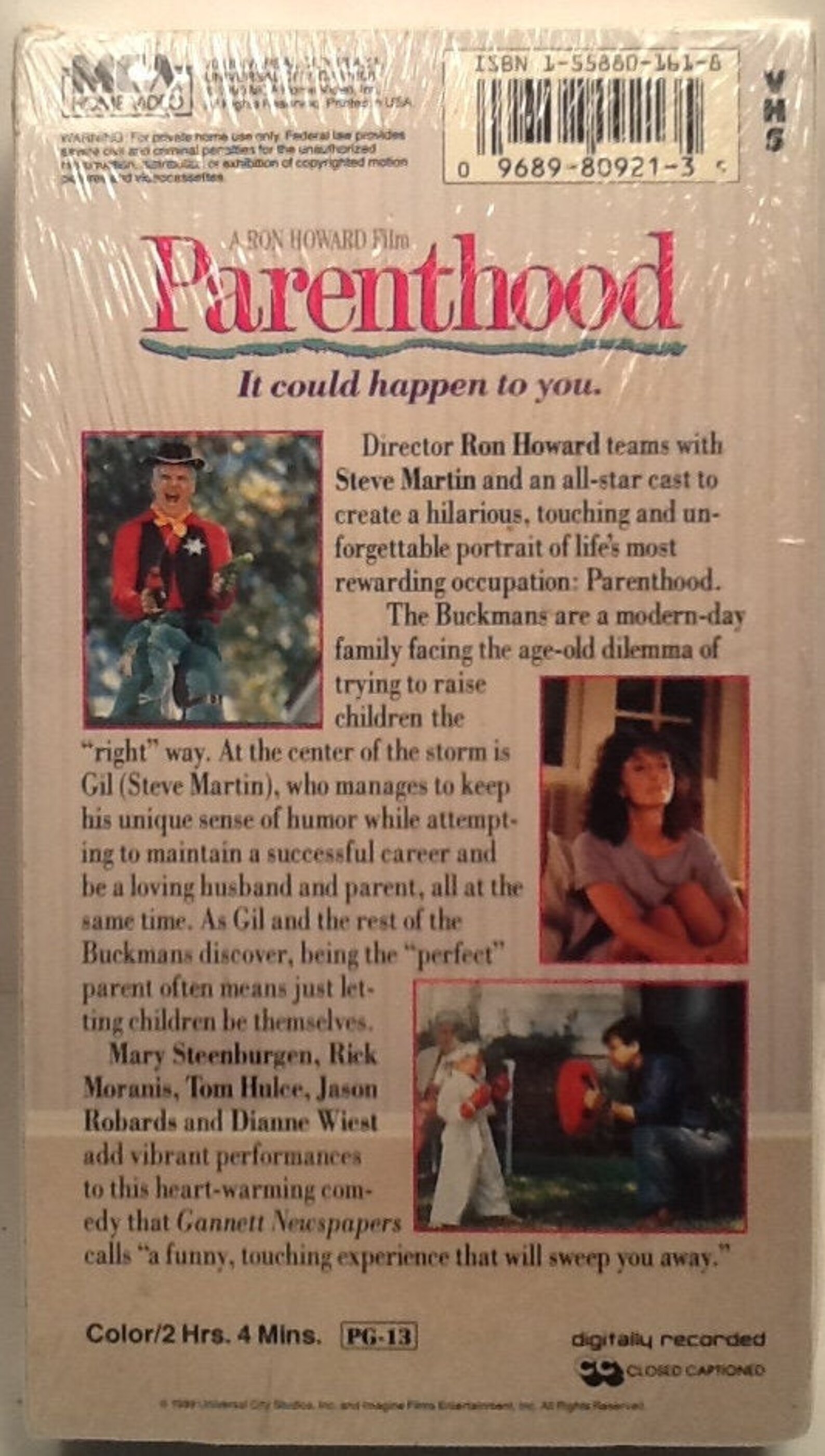 FACTORY SEALED Parenthood VHS Steve Martin Rick Moranis Martha - Etsy