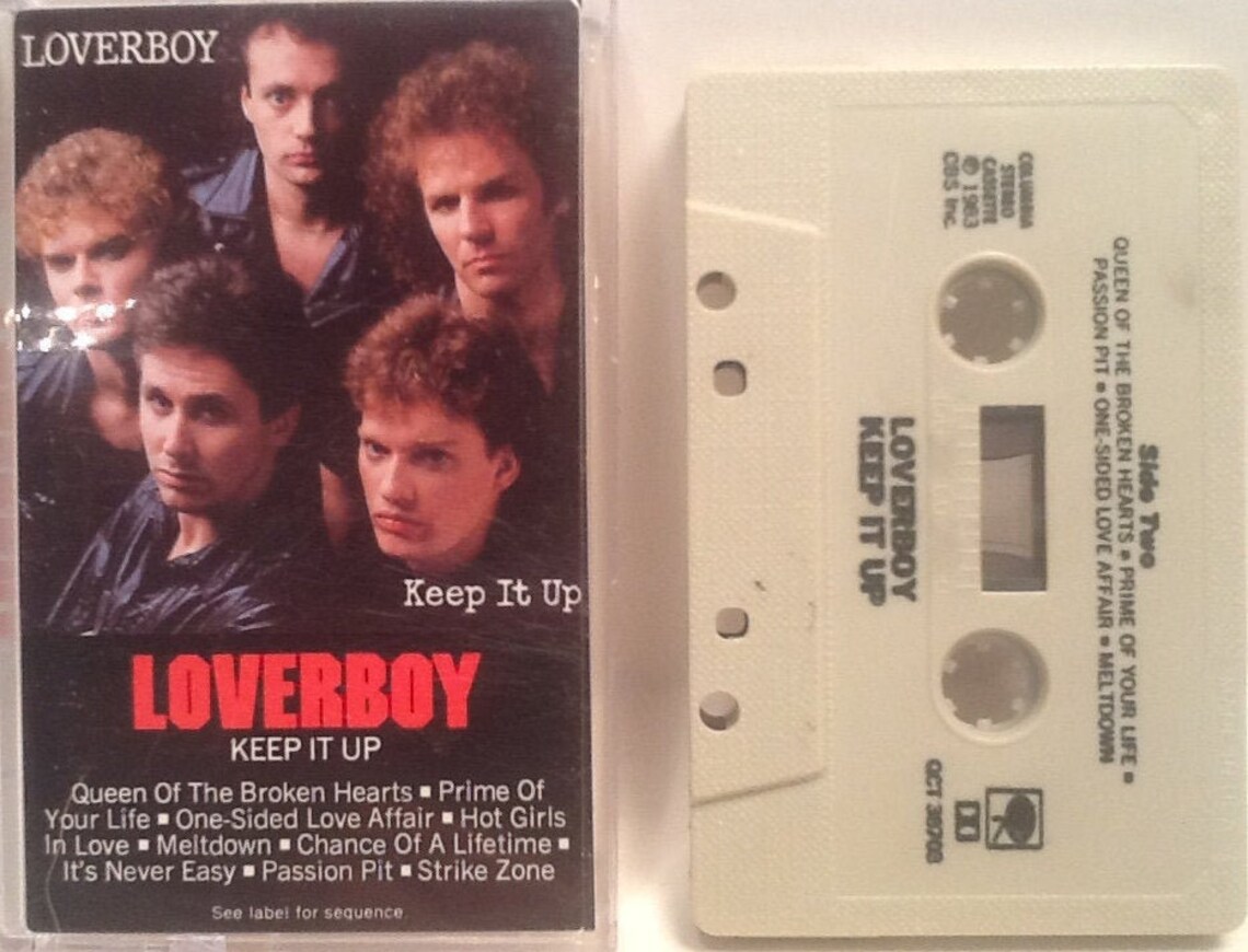 Loverboy CASSETTE Keep It up 1983 Hot Girls in Love Prime - Etsy