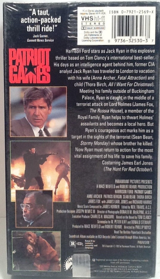 Patriot Games Sean Bean