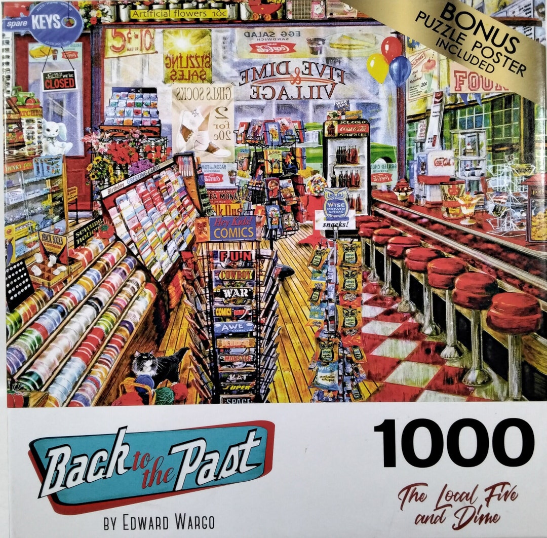 The Local Five and Dime Back to the Past Edward Wargo 1000 Pc 27 X 20 ...