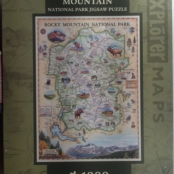 Rocky Mountain National Park Puzzle - Etsy