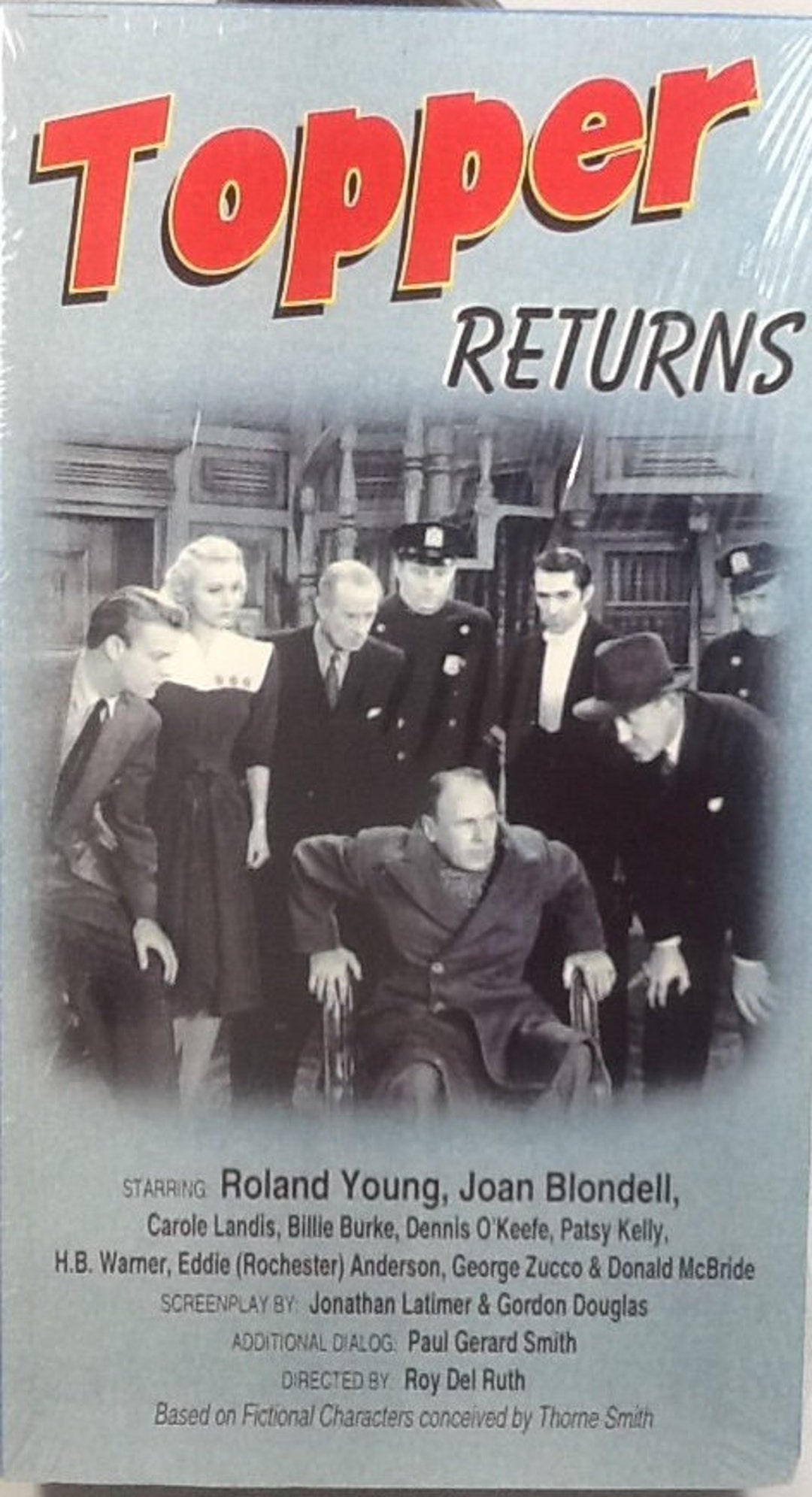 Factory Sealed Topper Returns VHS Roland Young Joan Blondell 1995 Alpha ...