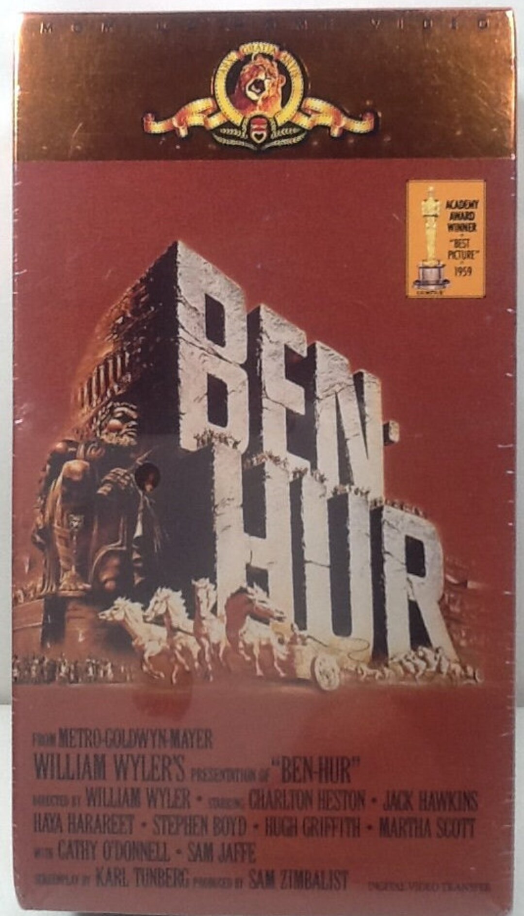 FACTORY SEALED Ben-hur VHS double Tape Charlton Heston Jack Hawkins ...