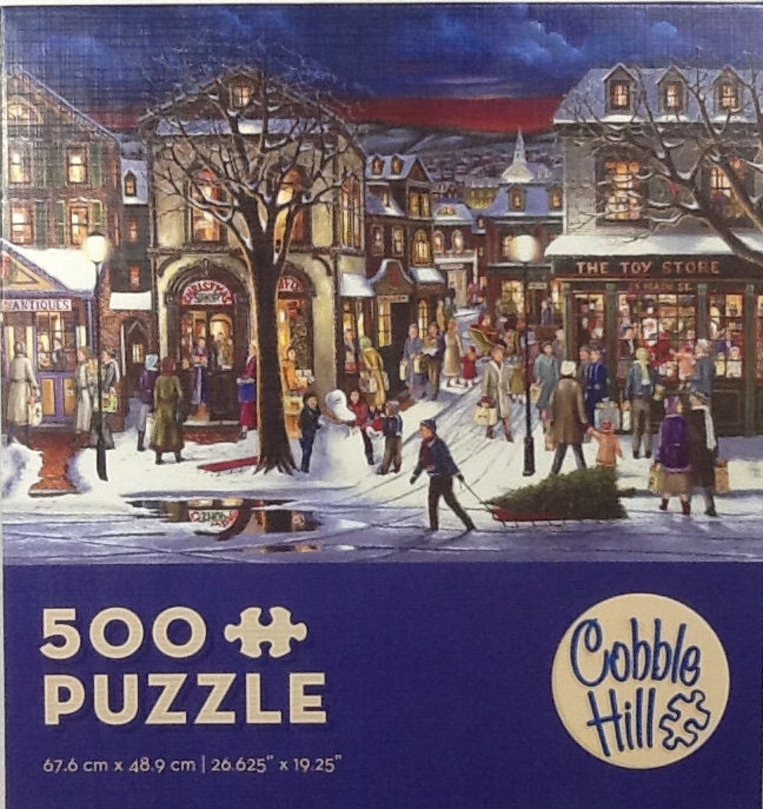 The Season Toy Store Christmas Shop H Hargrove 500 Pc Jigsaw Puzzle 26. ...