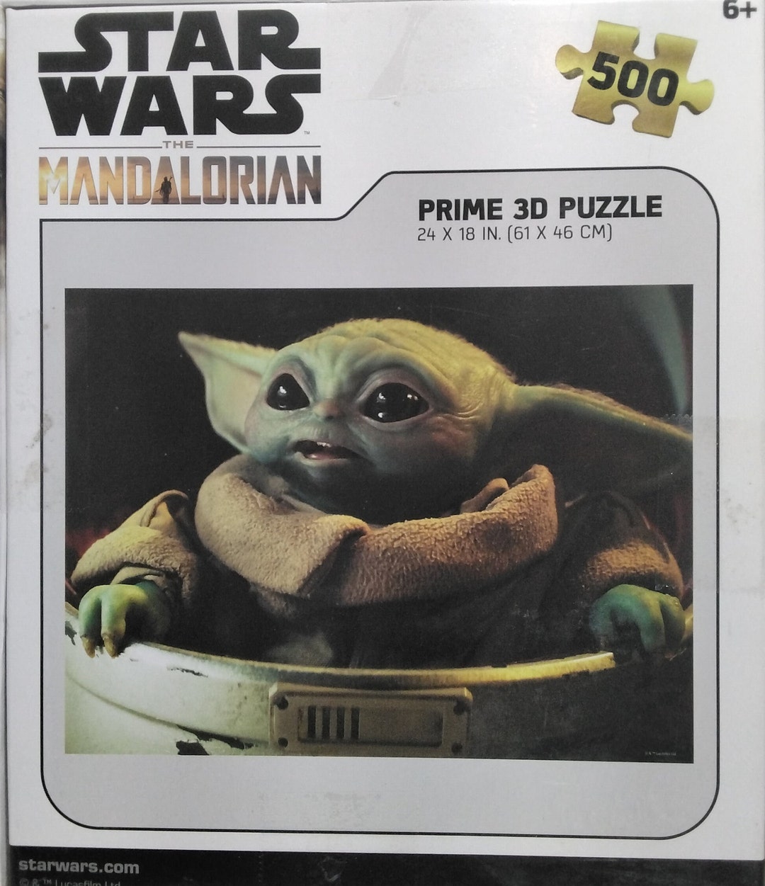 Star Wars the Mandalorian Grogu Baby Yoda 500 Pc 24 X 18 Jigsaw Puzzle ...