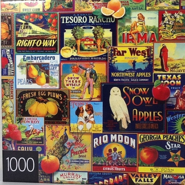 Vintage Fruit Label - Etsy