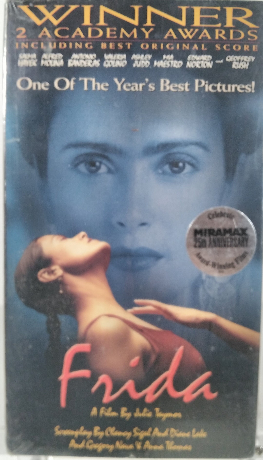 Factory Sealed Frida VHS Salma Hayek Antonio Banderas Buena Vista Home ...