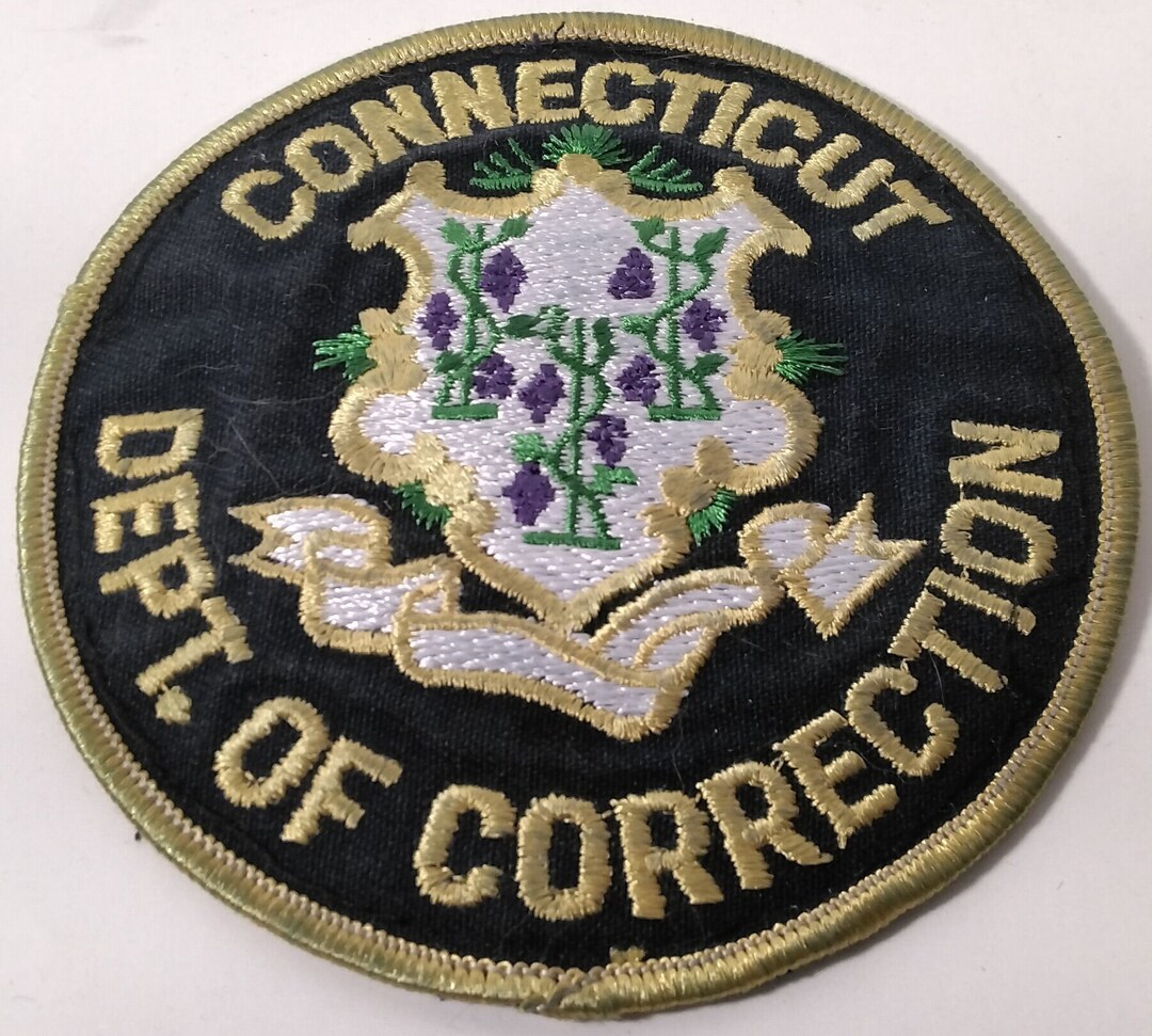 Vintage Law Enforcement Patch Connecticut Department of Correction 4 ...