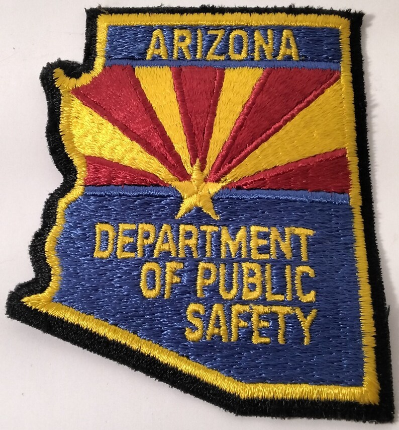 Vintage Law Enforcement Patch Arizona Department of Public Safety 3-1/4 ...