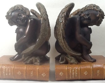 Angel Bookends - Etsy