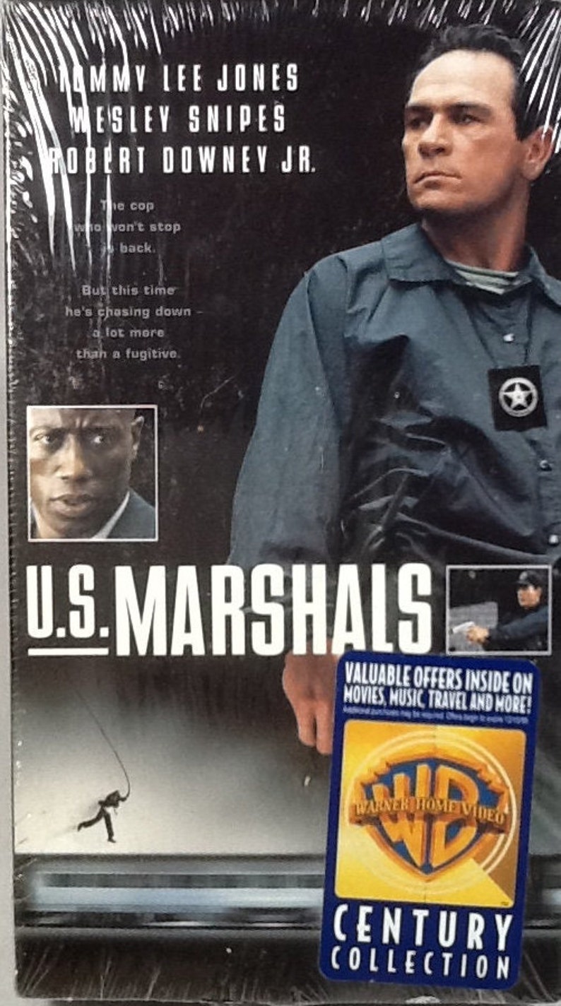 FACTORY SEALED U.S. Marshals VHS Tommy Lee Jones Wesley Snipes - Etsy