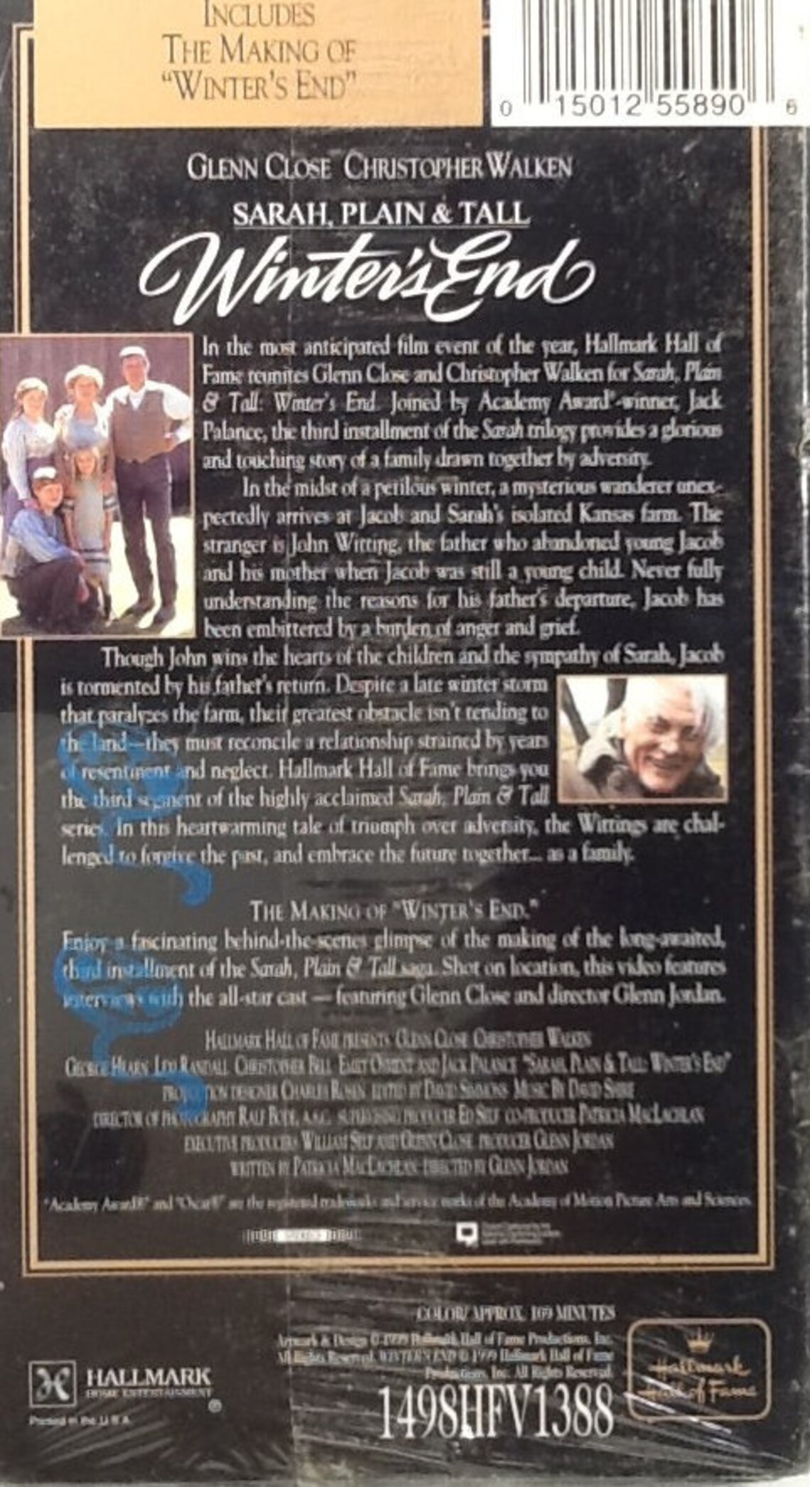 FACTORY SEALED Winter's End Sarah Plain & Tall VHS Glenn - Etsy