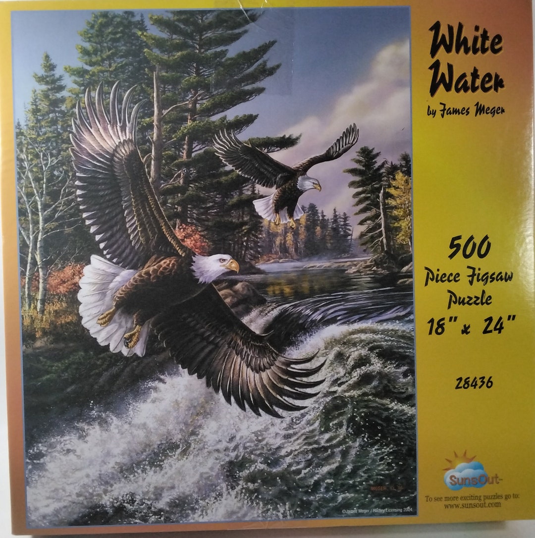 White Water James Meger 500 Pc Jigsaw Puzzle 18 X 24 Sunsout 28436 - Etsy