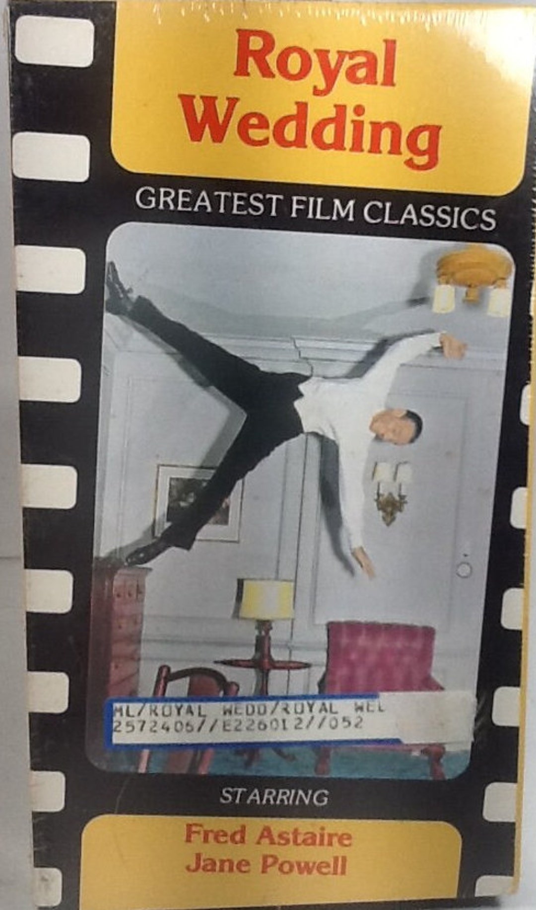 Factory Sealed Royal Wedding VHS Fred Astaire Jane Powell Alpha Video ...