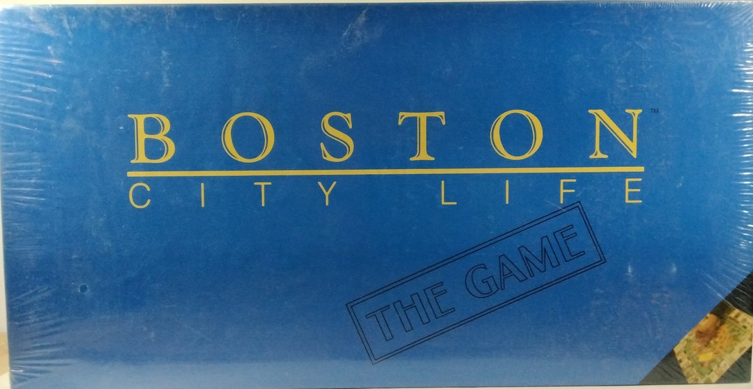 Vintage 1987 FACTORY SEALED Boston City Life the Game Board Game Altart ...