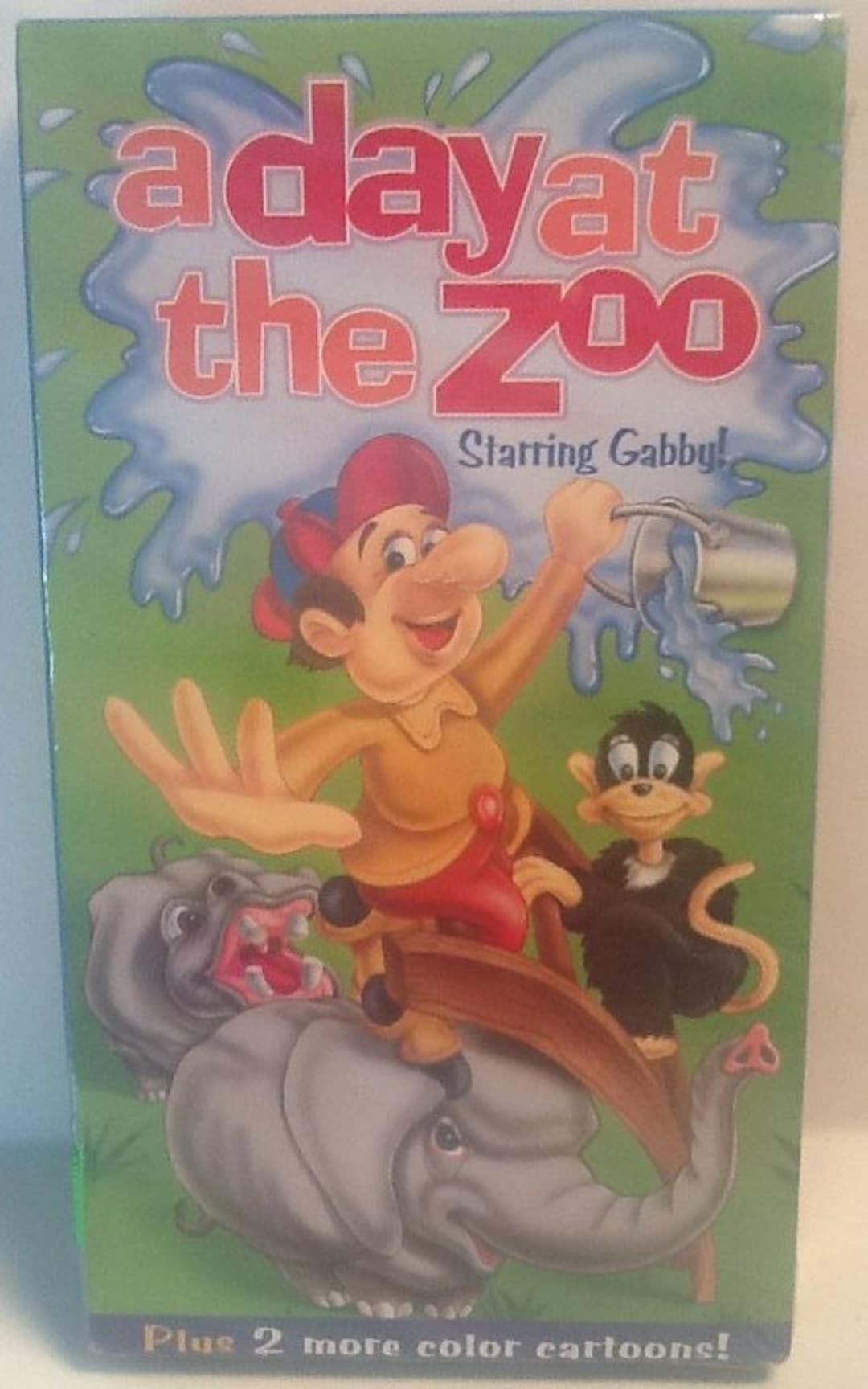 FACTORY SEALED A Day at the Zoo VHS Starring Gabby Plus 2 More Color ...