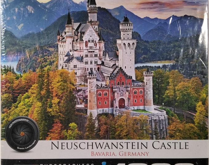 FACTORY SEALED Neuschwanstein Castle Bavaria Germany Jigsaw Puzzle 1000 ...