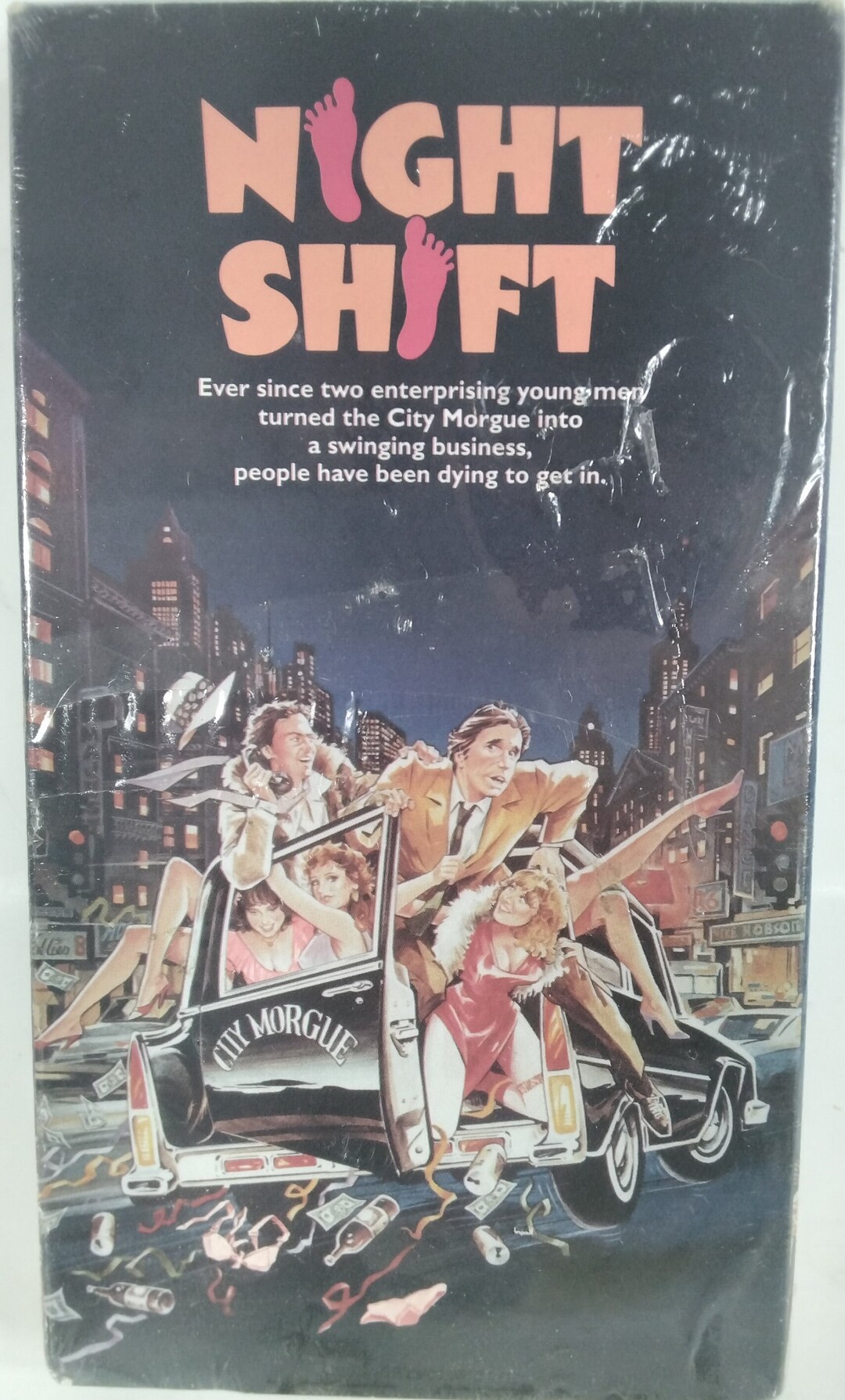 Factory Sealed Night Shift VHS Henry Winkler Michael Keaton Warner ...