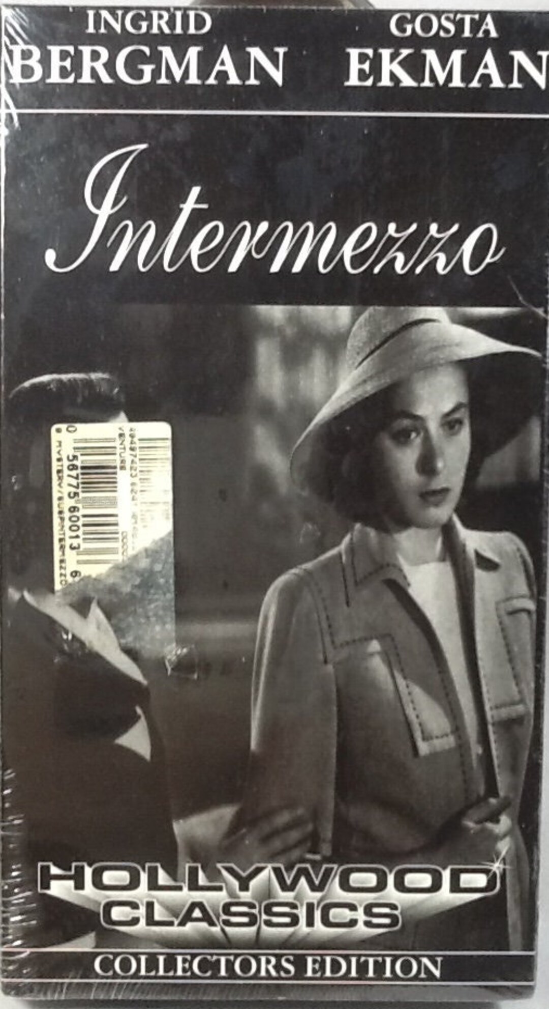 FACTORY SEALED Intermezzo VHS Ingrid Bergman Gosta Ekman Hollywood Swedish W/english Subs ...