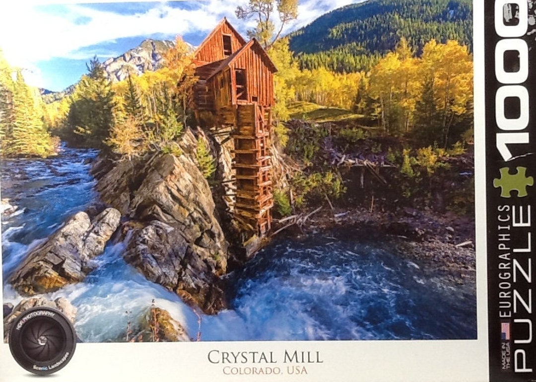 Crystal Mill Colorado USA 1000 Pc Jigsaw Puzzle 19-1/4 X 26-5/8 ...