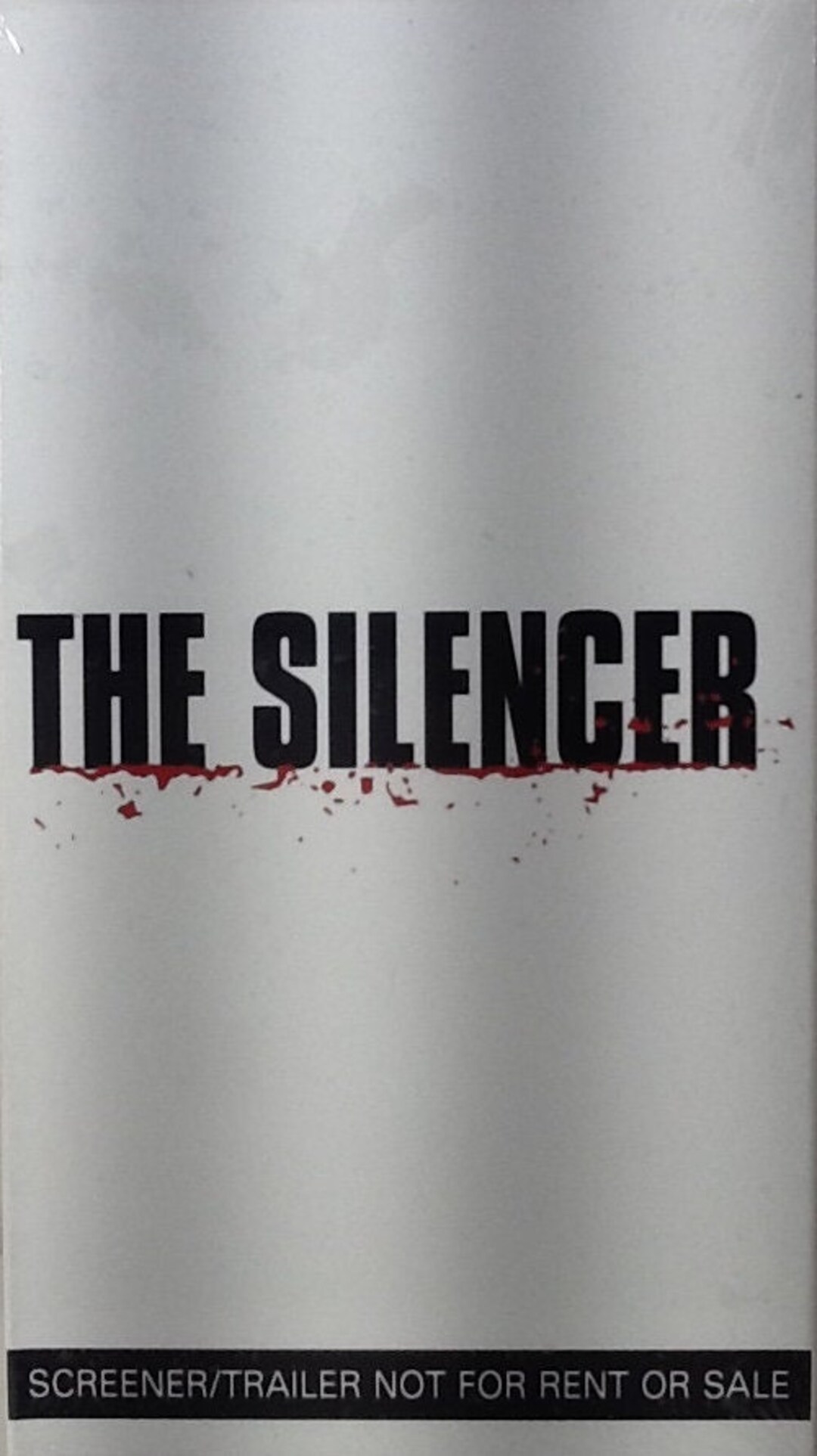 Vintage FACTORY SEALED the Silencer VHS Screener/trailer Trimark Home ...