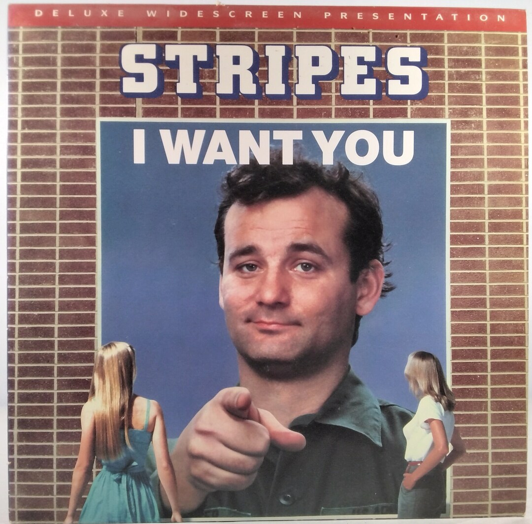 LASER DISC Stripes Widescreen Bill Murray - Etsy