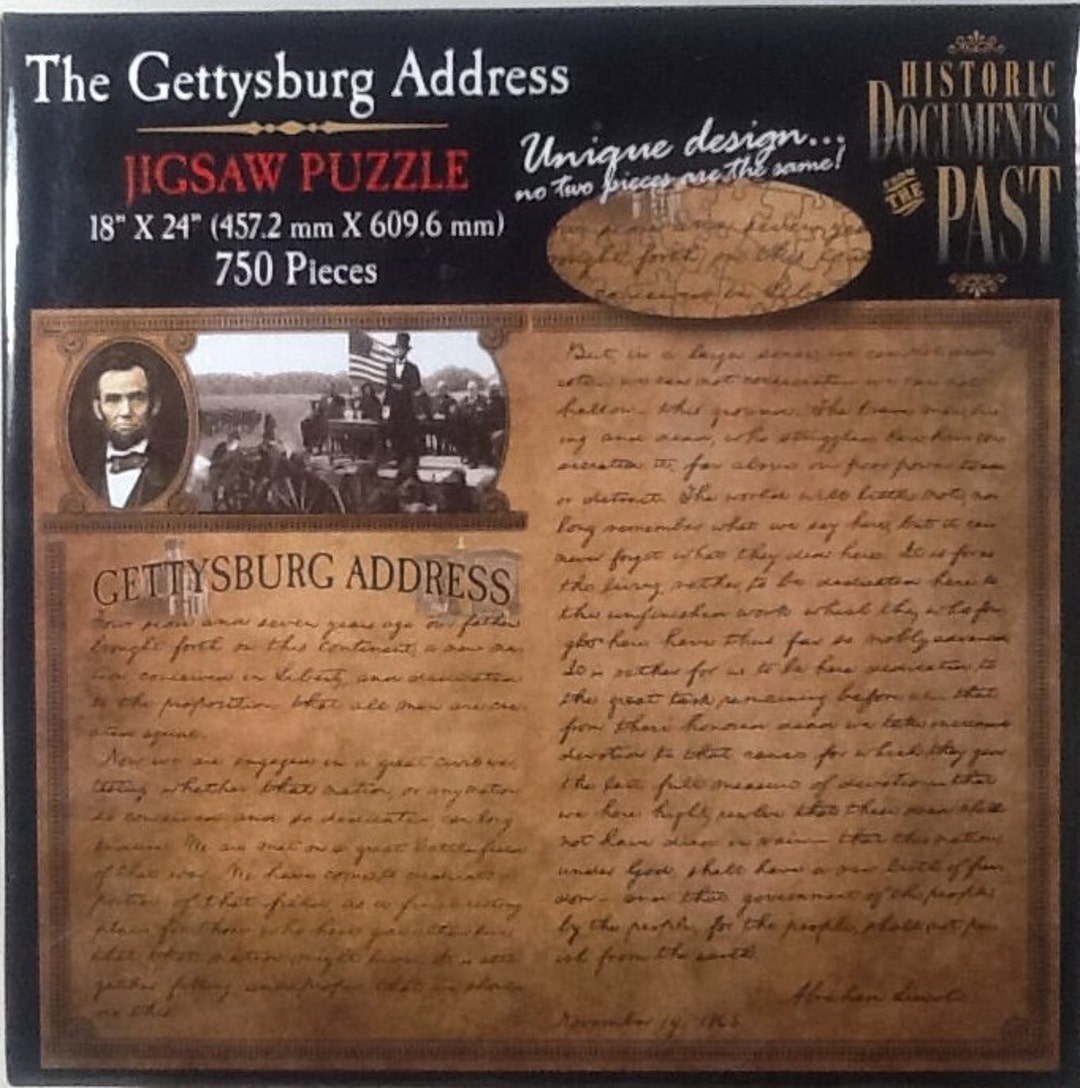 The Gettysburg Address Abraham Lincoln Historic Documents From the Past ...