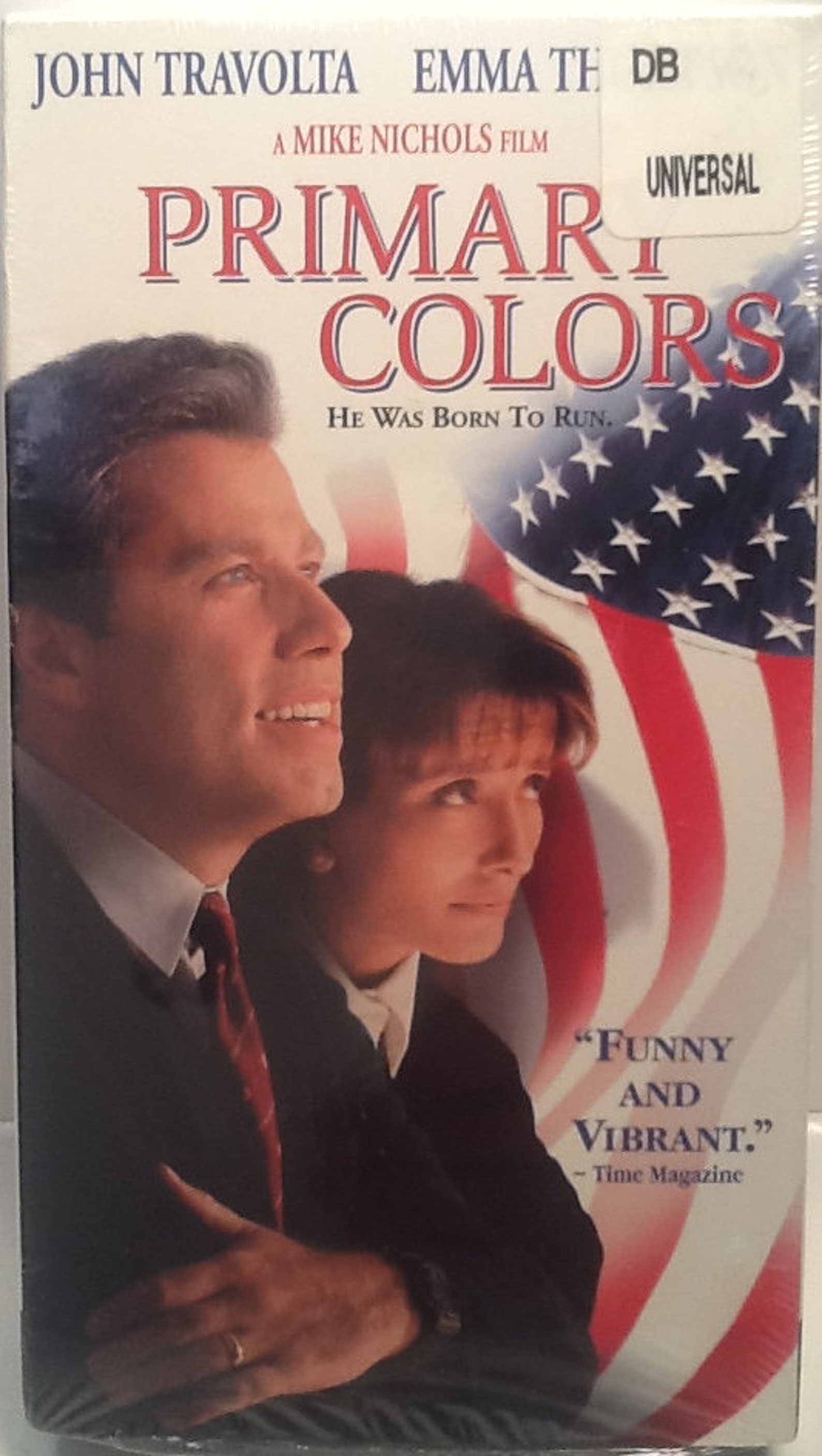 FACTORY SEALED Primary Colors VHS John Travolta Emma Thompson | Etsy