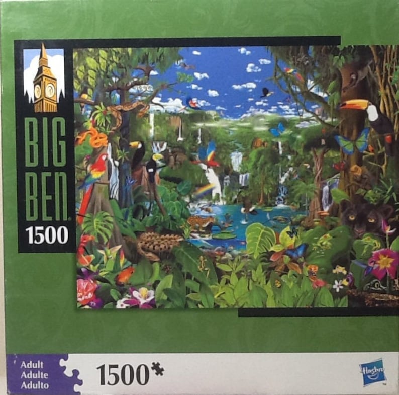 Magnificent Rainforest Gerald Newton 1500 Pc Jigsaw Puzzle - Etsy