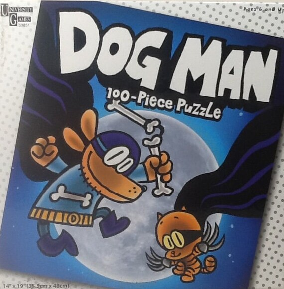 Dog Man Dav Pilkey Jigsaw Puzzle 100 Pc 14 X 19 - Etsy