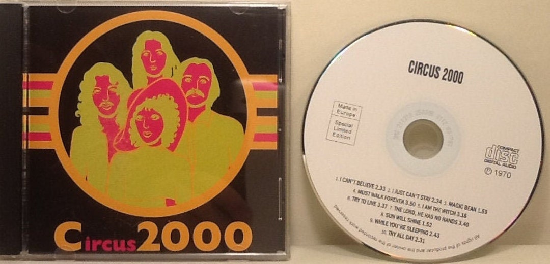 Circus 2000 CD Self Titled Made in Europe Special Limited Edition - Etsy