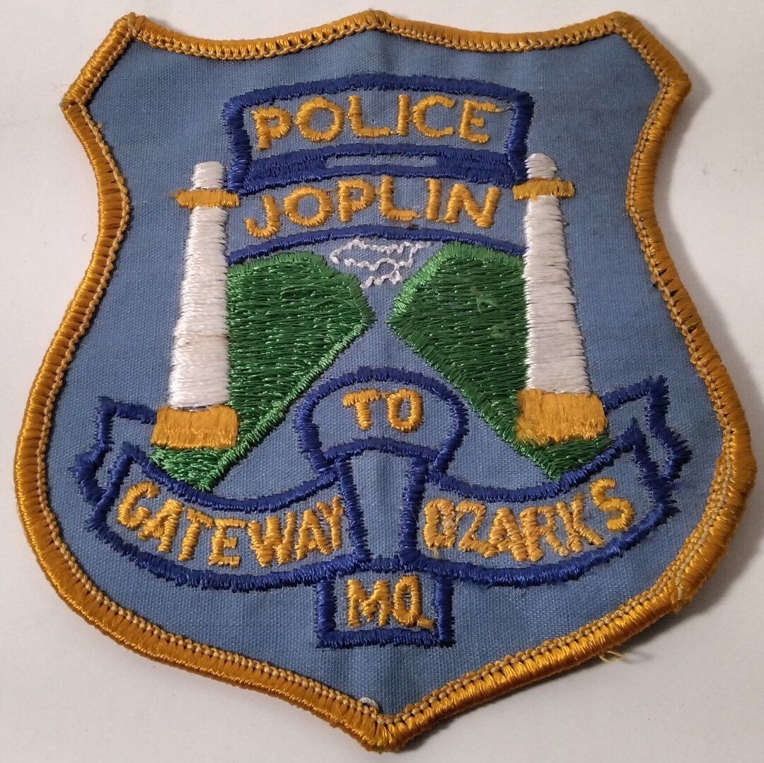 Vintage Law Enforcement Patch Joplin Missouri Police Gateway to Ozarks ...