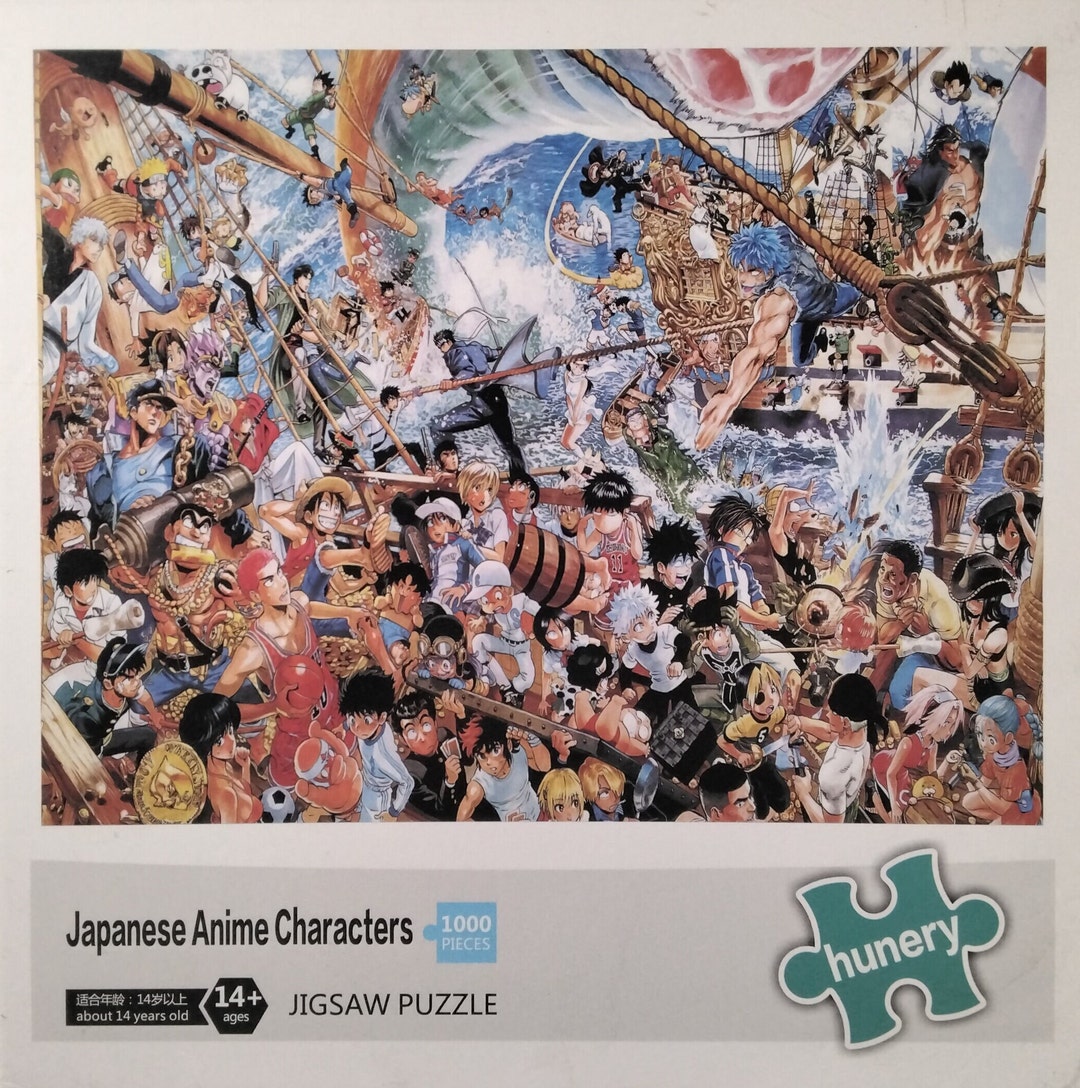 Japanese Anime Characters Jigsaw Puzzle 1000 Pc Hunery - Etsy