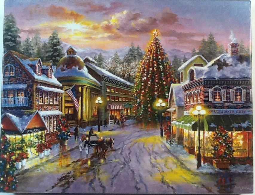 Christmas Eve Nicky Boehme 500 Jigsaw Puzzle 18 X 23.5 Springbok ...