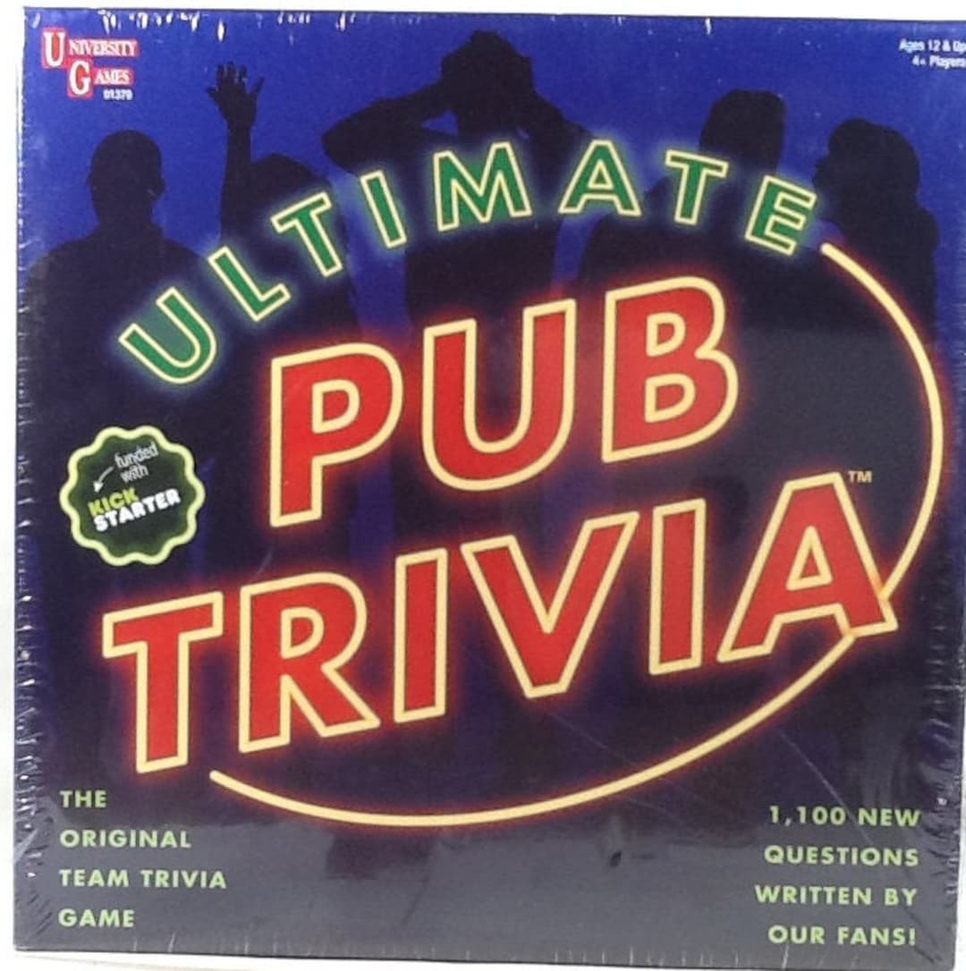 FACTORY SEALED Ultimate Pub Trivia University Games the Original Team ...