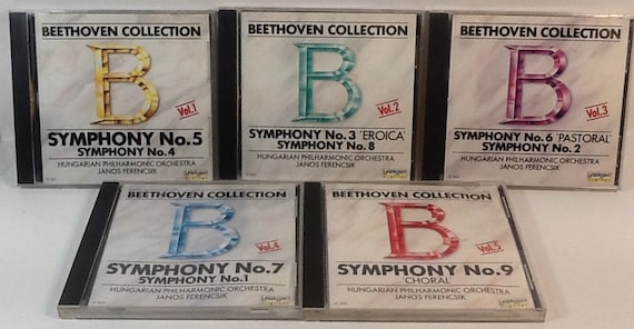 Beethoven Collection CD Volume 1-5 Symphony No. 5 No. 4 No. 3 - Etsy