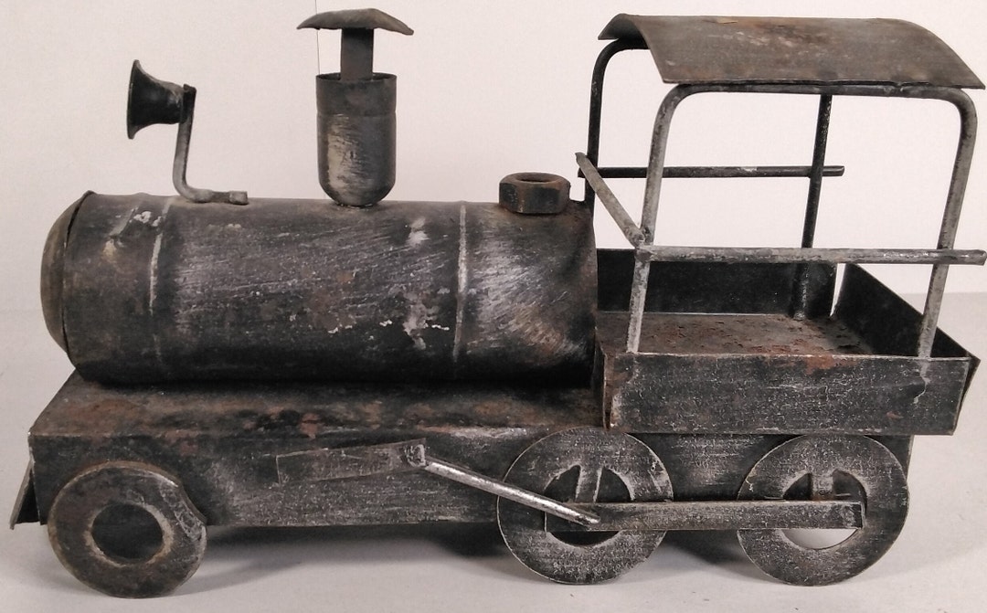 Vintage Metal Tin Train Engin Locomotive 8 L 4-1/2 H 3 W - Etsy