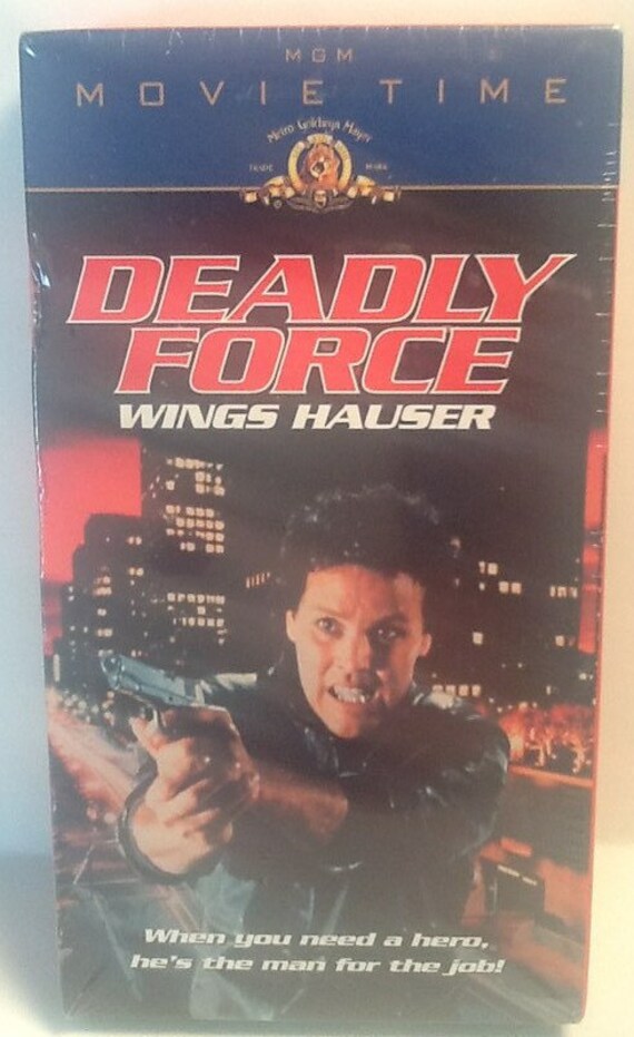 FACTORY SEALED Deadly Force VHS Wings Hauser Joyce Ingals | Etsy