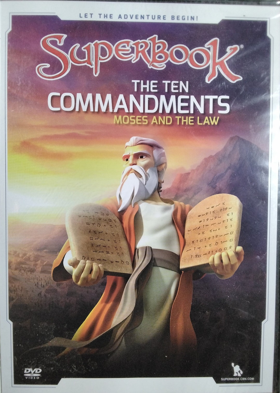 FACTORY SEALED Superbook Christian Broadcasting Network DVD the Ten ...