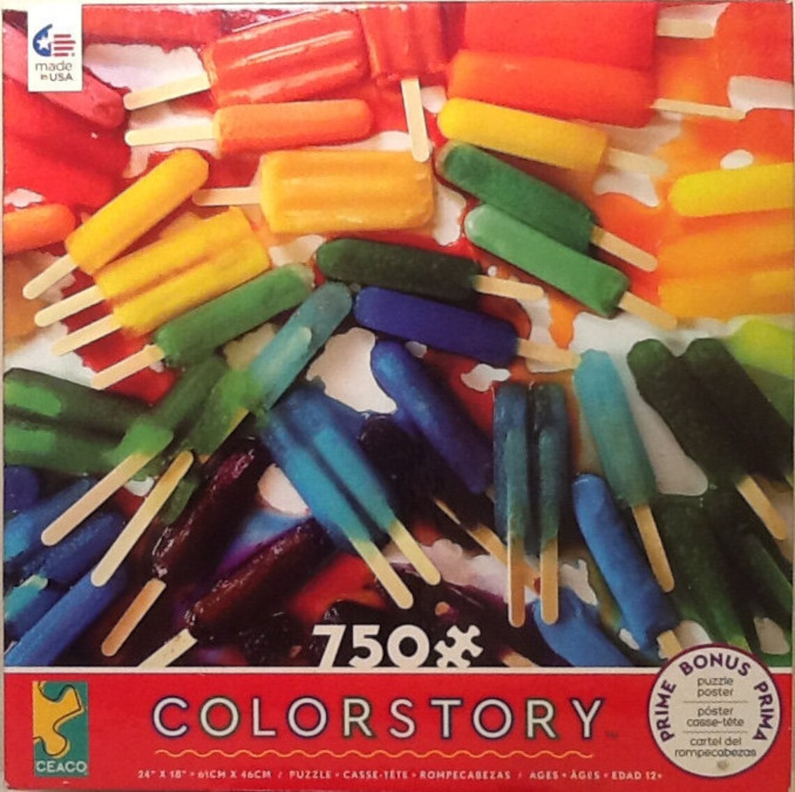 Melting Popsicles Colorstory Brittany Wright 750 Pc Jigsaw - Etsy