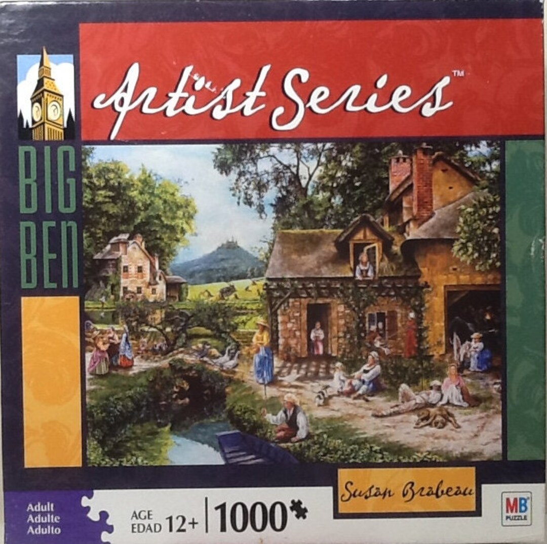 A Renaissance Village Artist Series Susan Brabeau 1000 Pc Jigsaw Puzzle ...