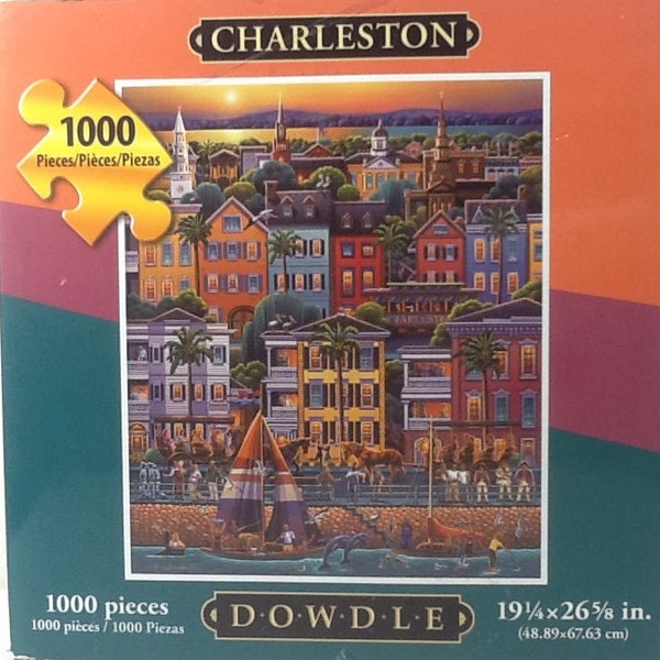 Puzzle of Charleston South Carolina - Etsy