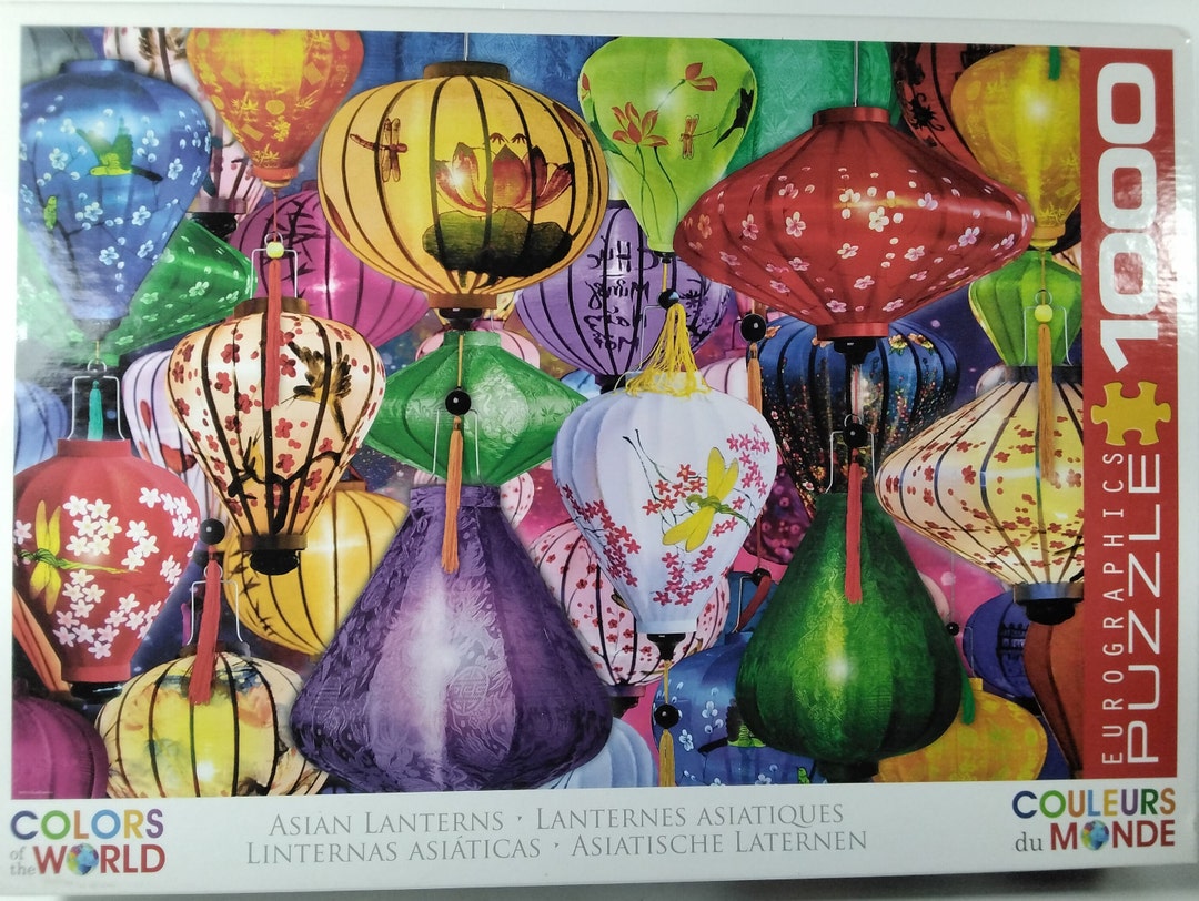 Asian Lanterns Colors of the World Jigsaw Puzzle 1000 Pc 19-1/4 X 26-5/ ...