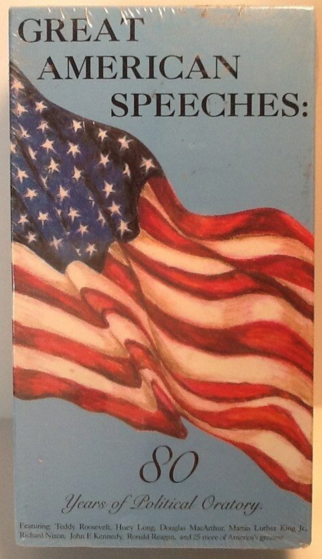 FACTORY SEALED Great American Speeches VHS double Tape 80 Years of ...