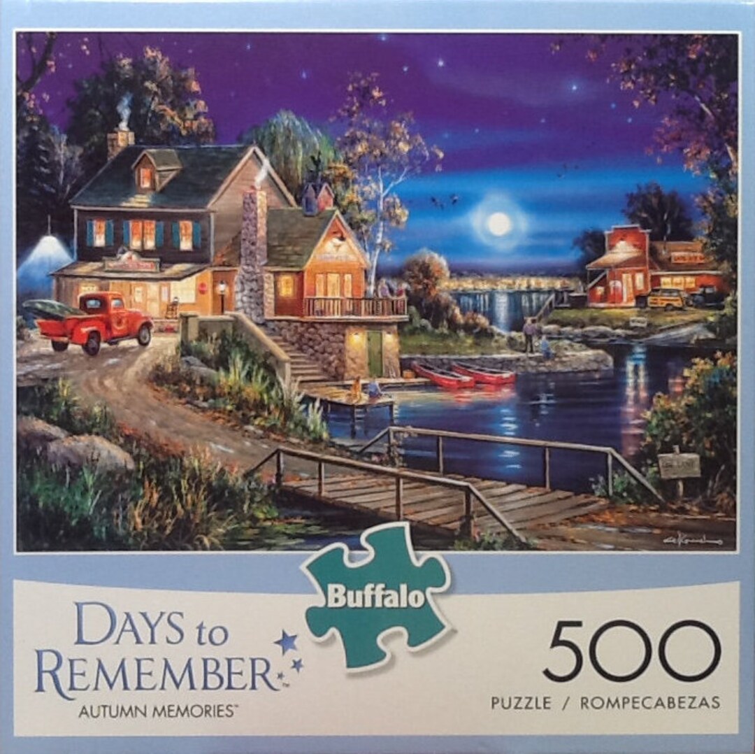 Autumn Memories Days to Remember George Kovach 500 Pc Jigsaw Puzzle 21. ...