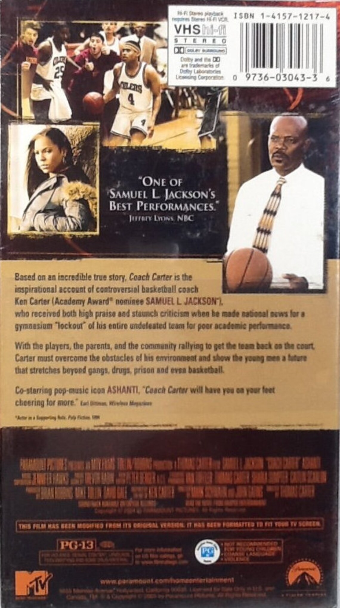 Factory Sealed Coach Carter VHS Samuel L Jackson Ashanti - Etsy