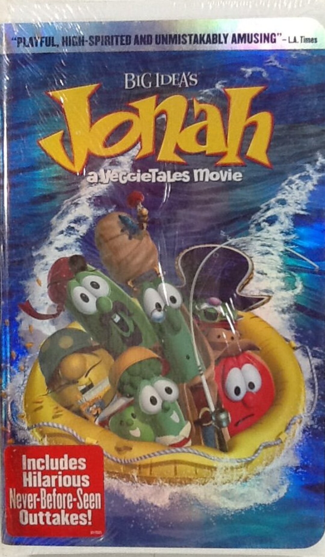FACTORY SEALED Big Idea's Jonah VHS A Veggie Tales Movie Clamshell Case ...