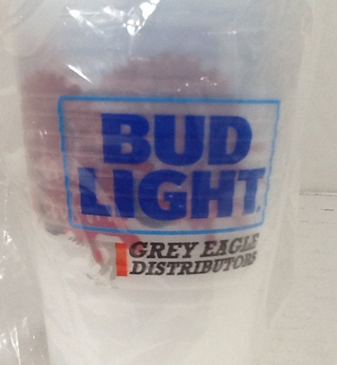 NEW in Package One Sleeve of Bud Light Plastic Cups Contains Quantity ...